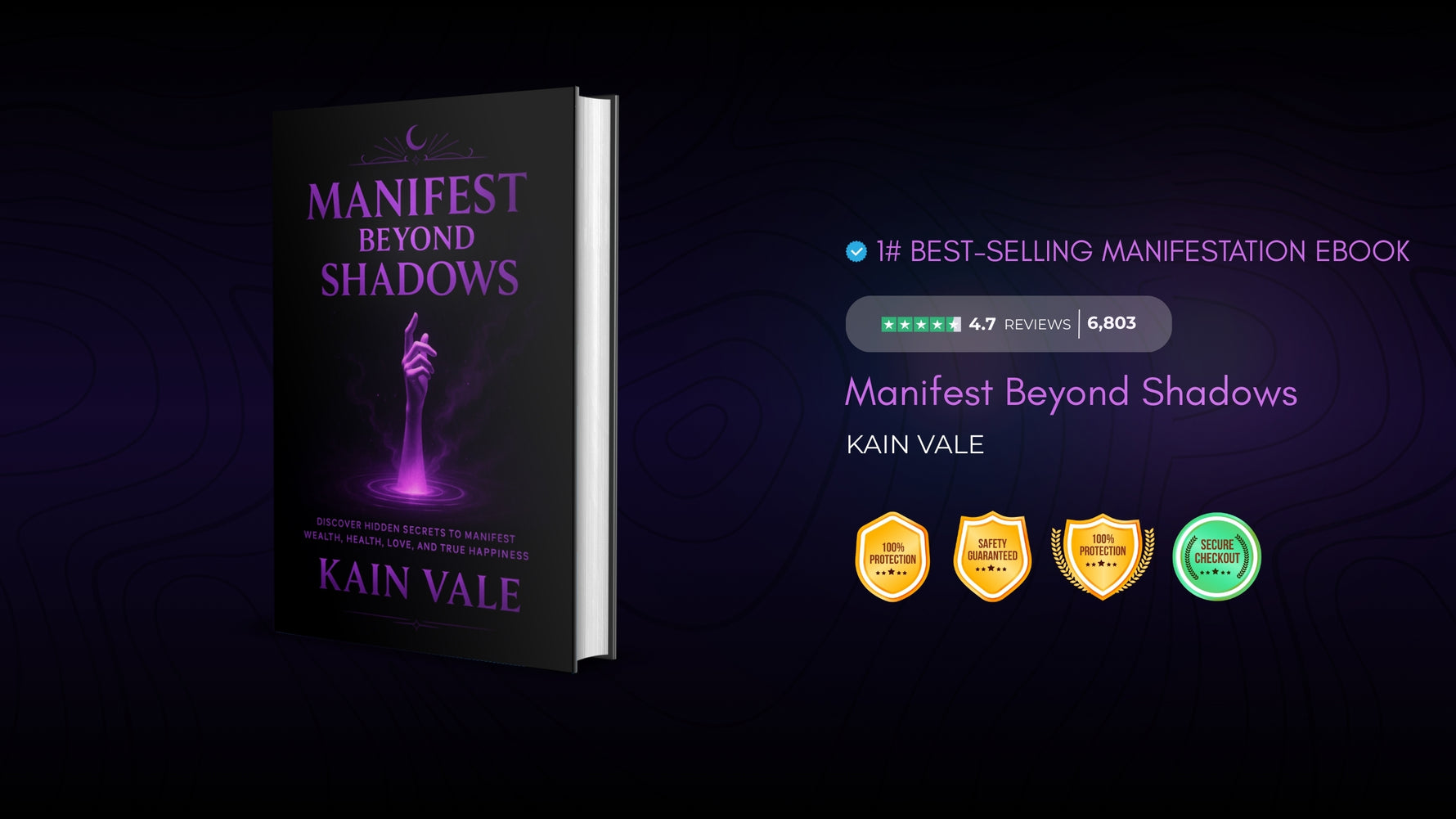 Manifest Beyond Shadows – Official Book by Kain Vale